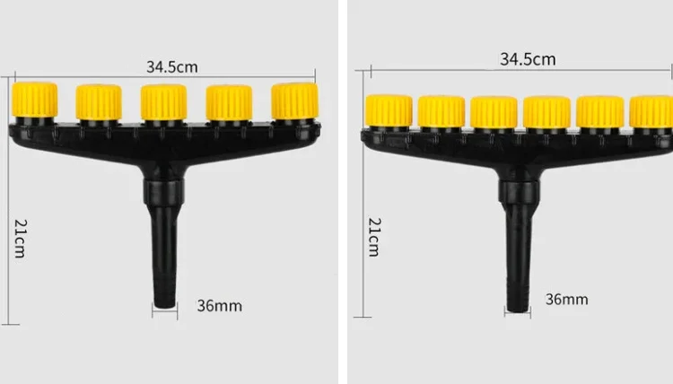 Wholesale Plastic 6 Way Splitter Sprinkler Head Garden Irrigation ...