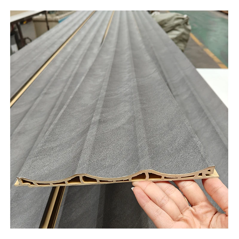 Interior Decoration Wave Design PVC Coating Corrugated Wall Cladding ...