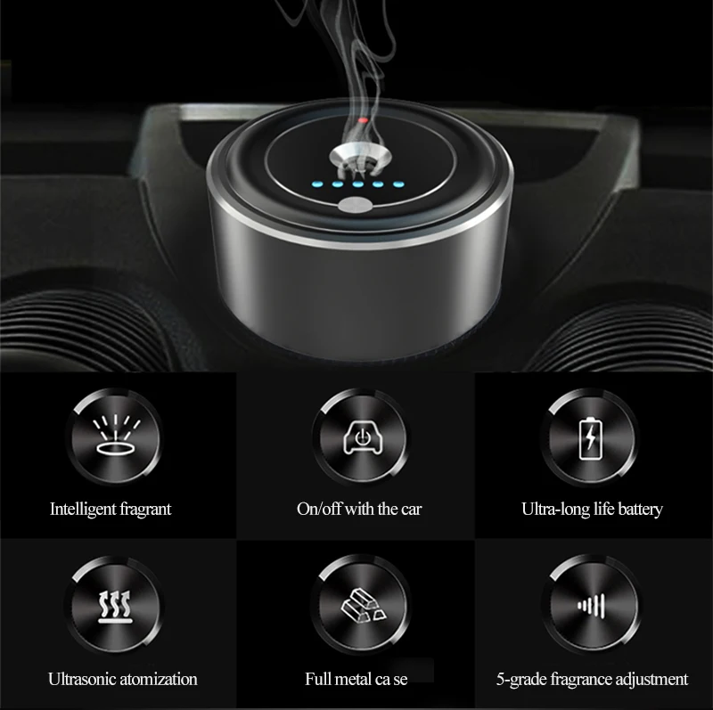 Professional Usb Car Scent Diffuser Soundless Air Purifier Machine ...