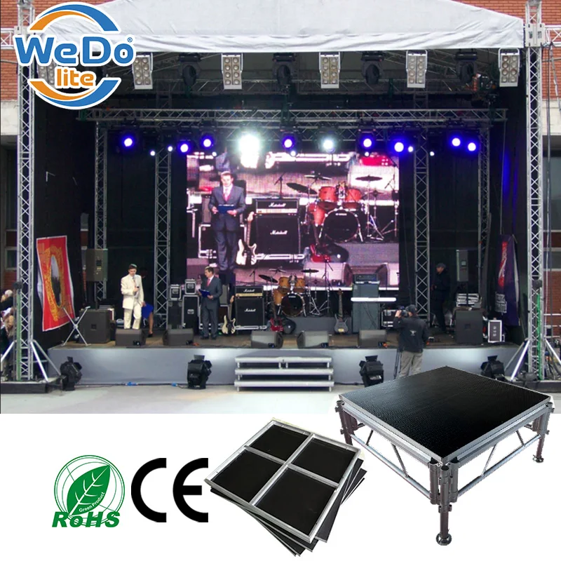 Alibaba.com: 4x8 ft portable aluminum stage platform, easy installation ...