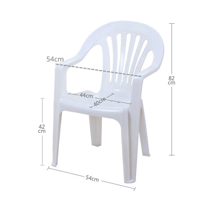 Wholesale Cheap Stackable PP Restaurant Cafe Plastic White Chairs