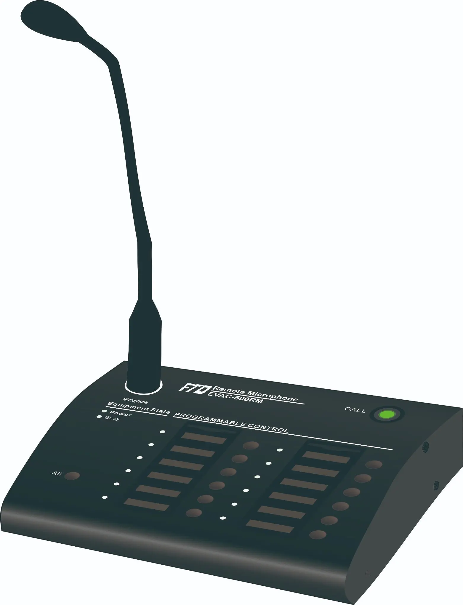 12 Zone Remote Paging Microphone Evac Voice Alarm System - Buy Remote ...