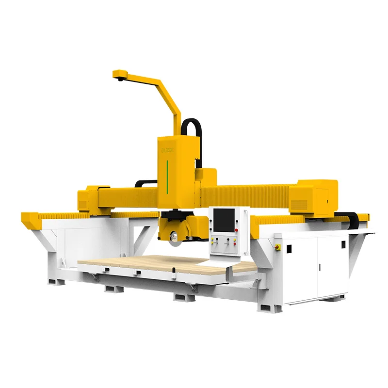 five-axis bridge saw 5 axis stone cnc router cutting machine marble ...