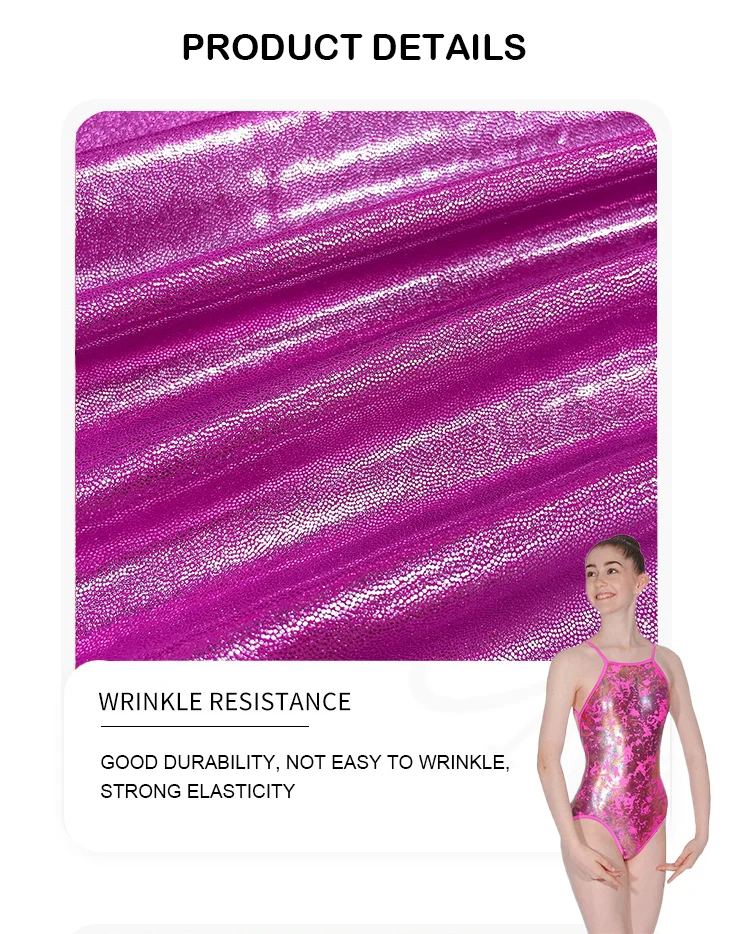 Wingtex 2022 No MOQ Foil Printing 200gsm Mystique Spandex Fabric for ...
