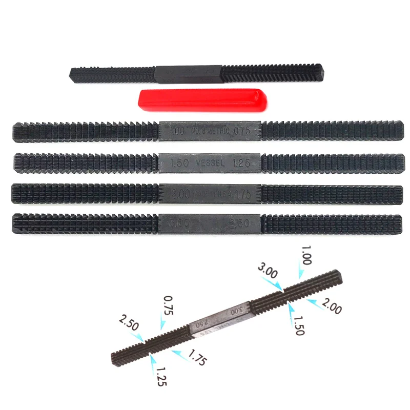 PEXMIENTAS External Restorer Thread Chaser File Screw Repair Tool SAE ...
