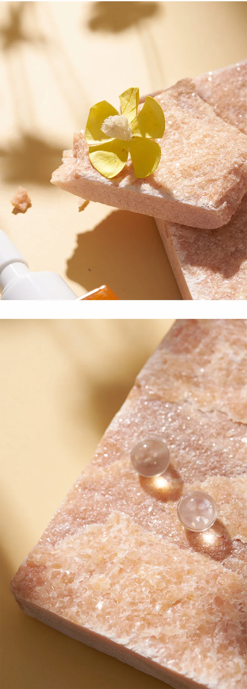 Yiscaxia Natural Crystal Stone Props for Product Photography