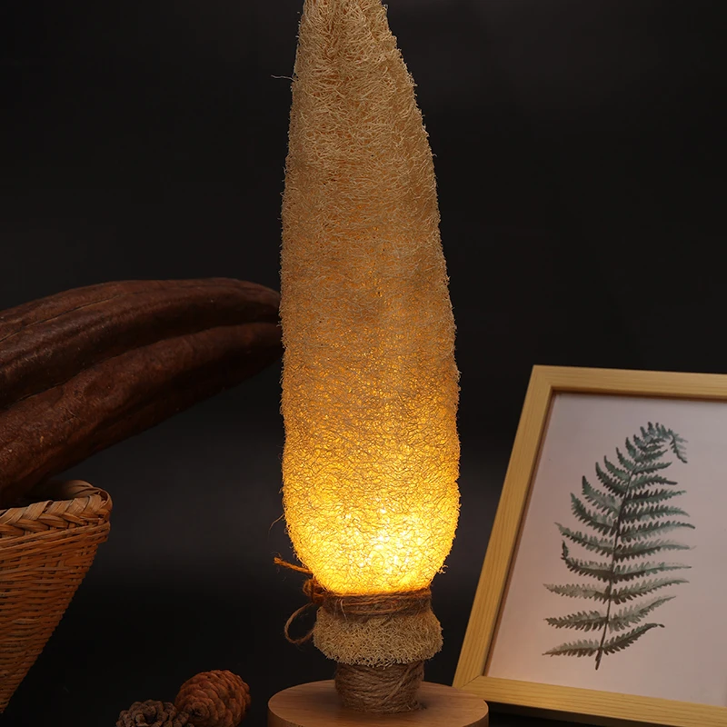Wholesale Diy Loofah Lighting Biodegradable Bedside Lamp - 100% Natural ...