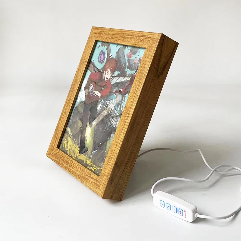 Light Painting Photo Frame With Led Light Painting for Picture Display ...