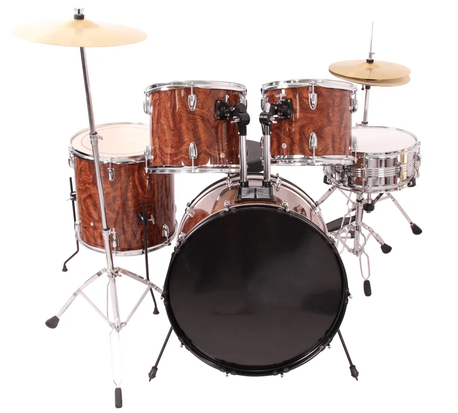 Best Choice Products WY1000 5-Piece Full Size Complete Adult Drum Set W ...