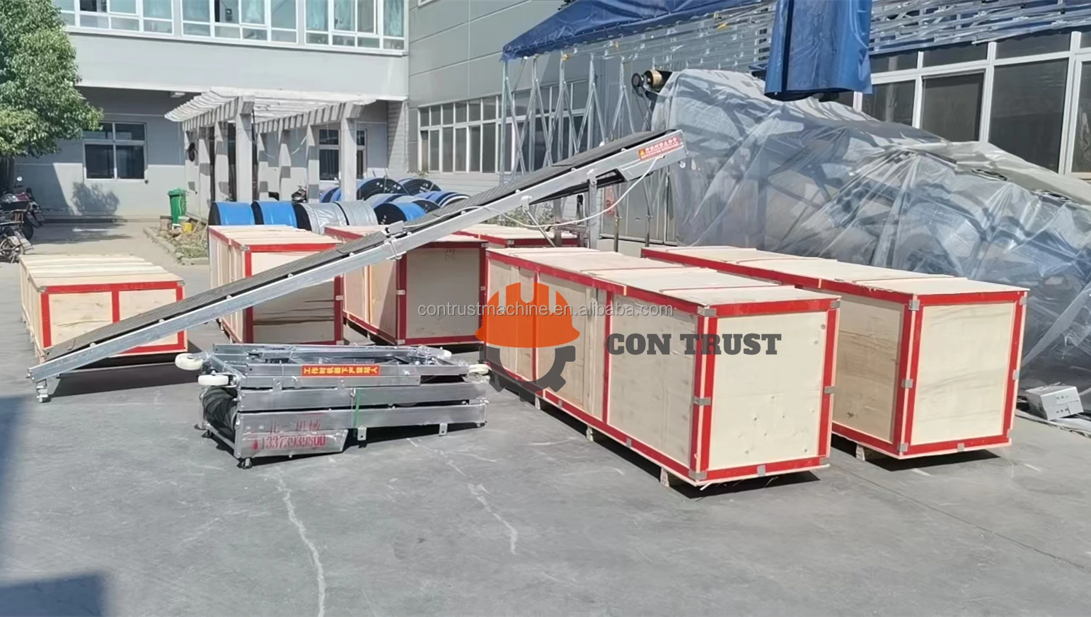 High Efficiency Belt Conveyor for Container Loading/unloading