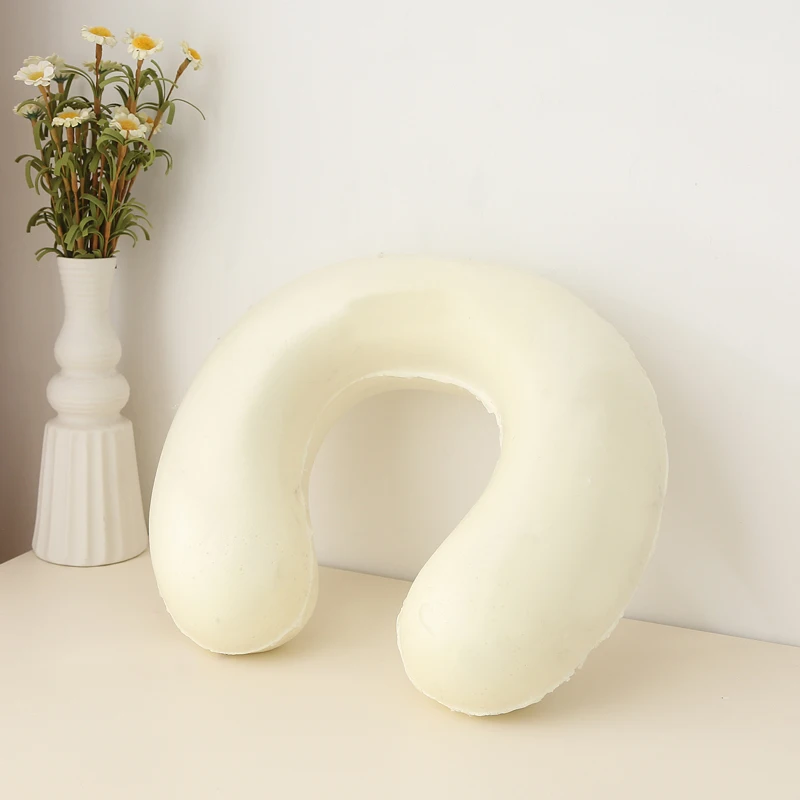 High Quality Crystal Velvet U Shaped Memory Foam Travel Neck Pillows ...