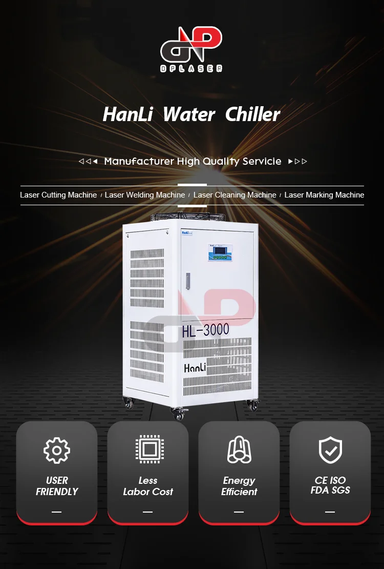 Hanli Hl-3000 3000w 3kw Fiber Laser Cutting Machine Water Chiller - Buy Hanli Water Chiller ...