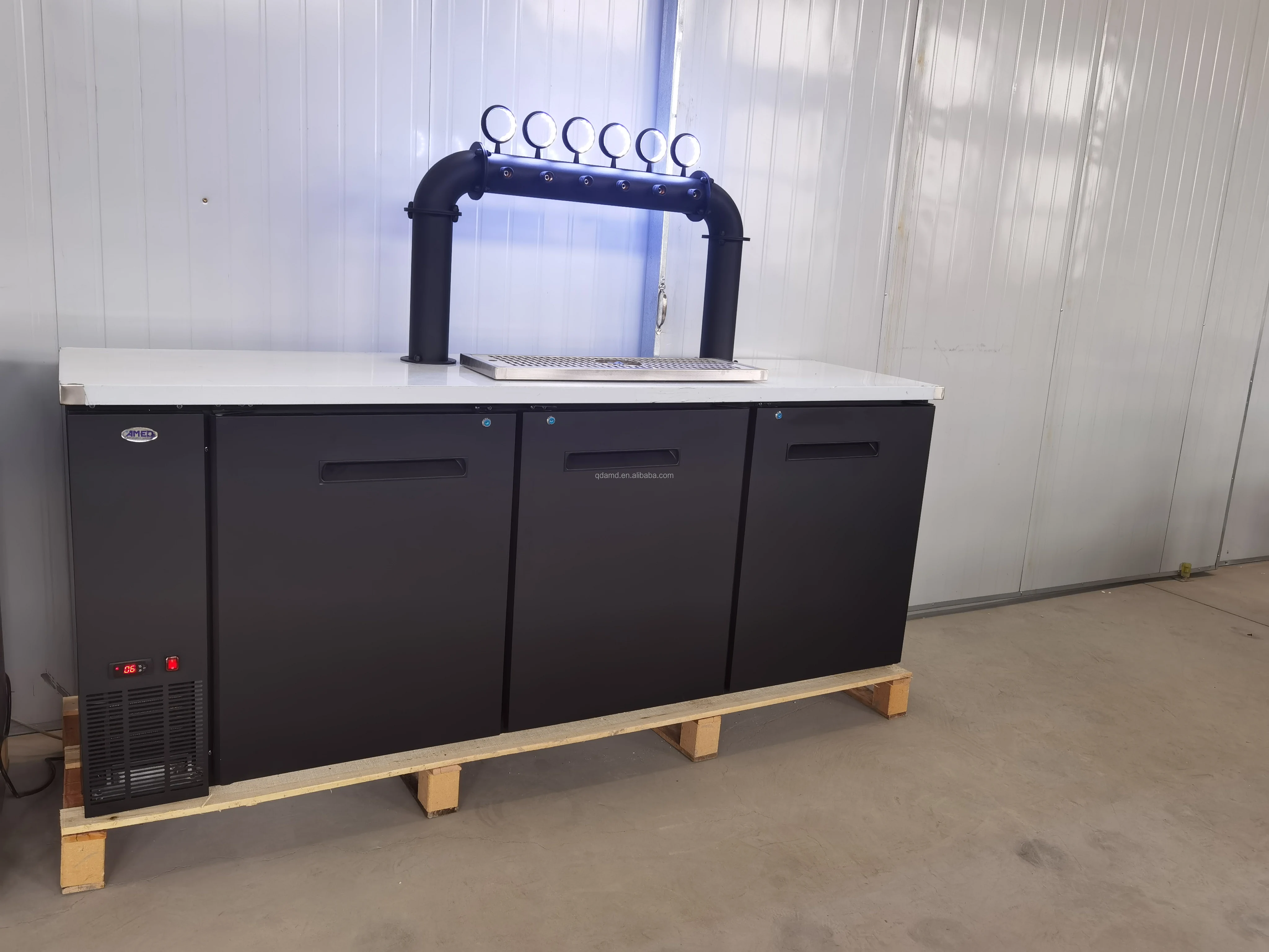 6 Tap Kegerator Dispenser With 1/2 Kegs - Buy Kegerator 6 Tap Kegerator 6 Tap Kegerator ...