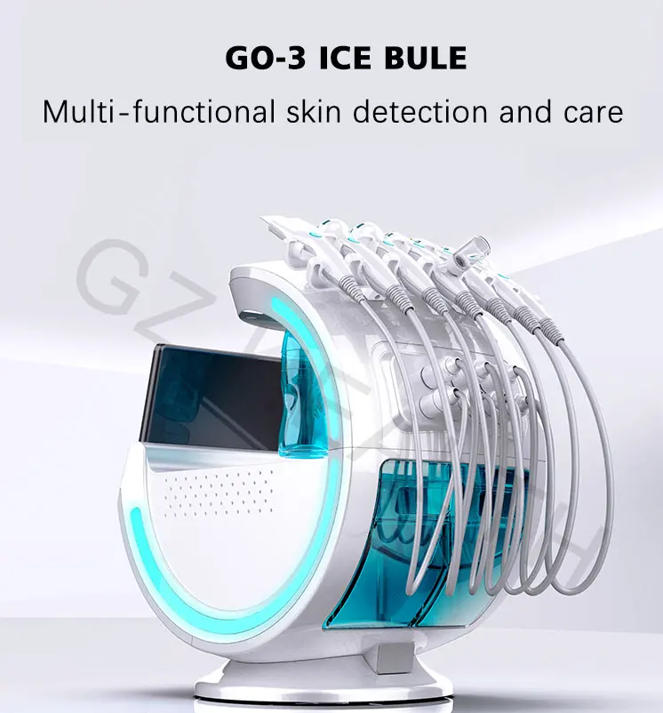 New Arrival 8 in 1 Hydro Facial Machine 2023 Face Cleaning H2O2 Aqua ...