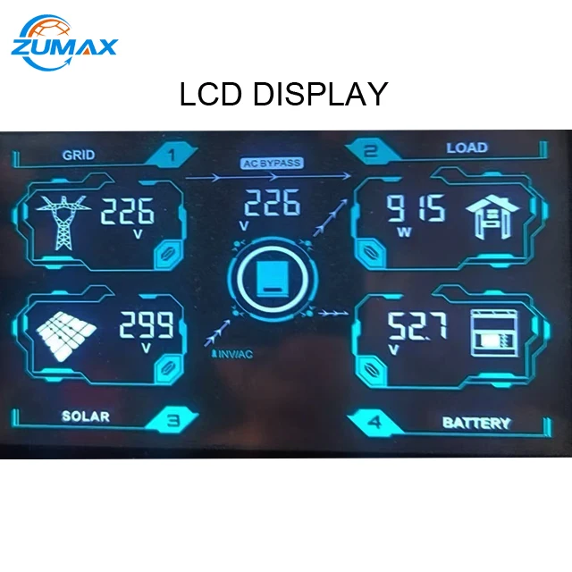 ZUMAX 10KW Hybrid Solar Inverter with Dual MPPT for Efficient Home ...