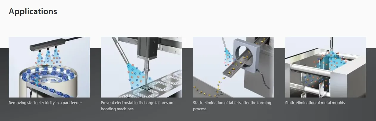 Keyence Sj-m200 High-performance Micro Static Eliminator Spot Type ...