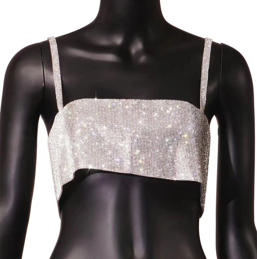 Fashion High Quality Sexy Rhinestone Dress Glitter Diamond Women ...