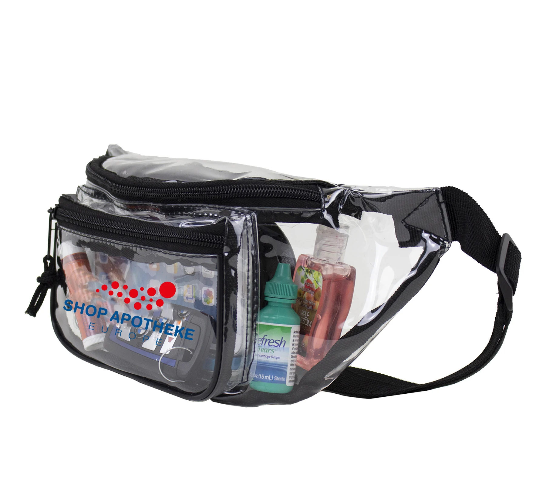Custom Promotion Transparent Pvc Plastic Clear Fanny Pack Waist Purse ...