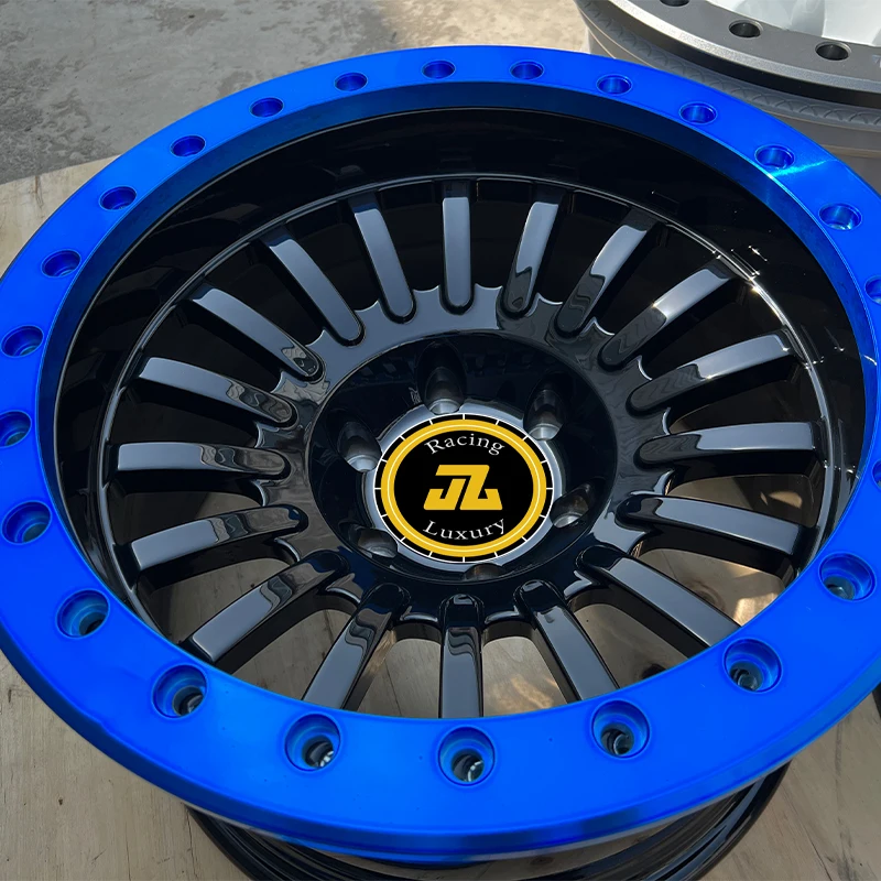 Jiangzao 5x139.7 6x139.7 Beadlock Multi Spoke 4x4 5x5 15 16 17 18 19 20 ...