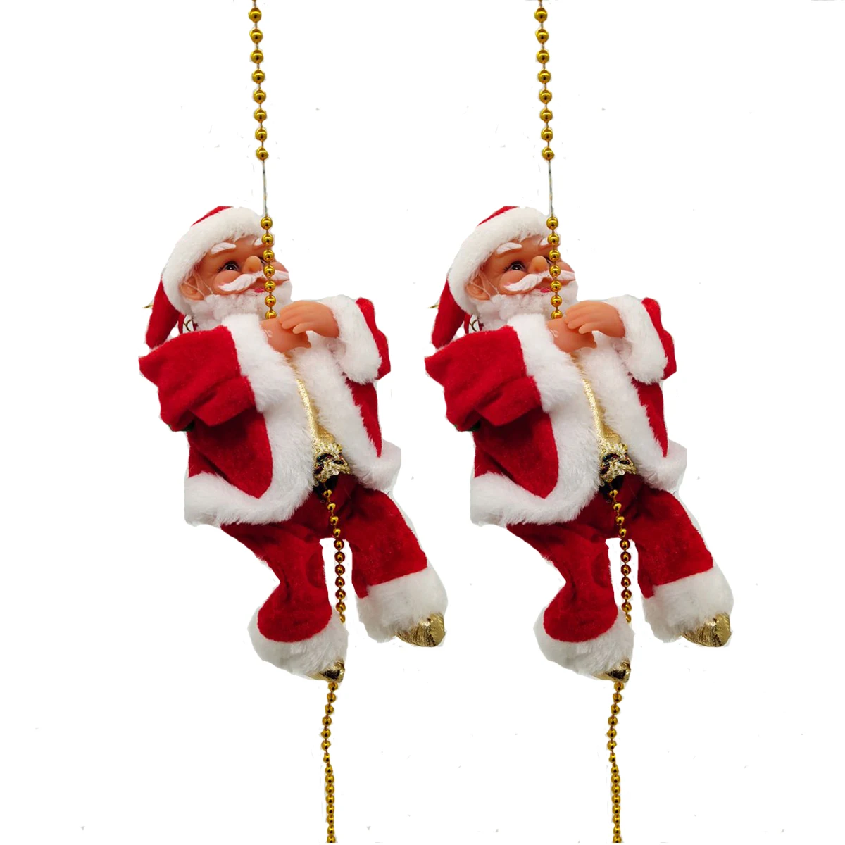 Santa Claus Musical Climbing Rope - Holiday Fun Toy