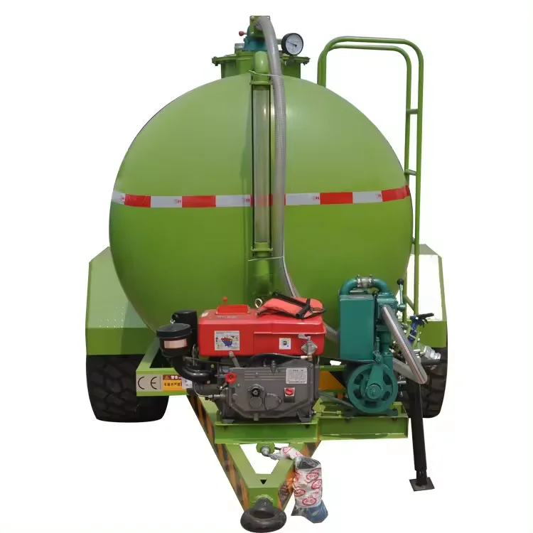 Customized 20000Liters Fecal Suction Tank Trailer With Vacuum Pump and ...