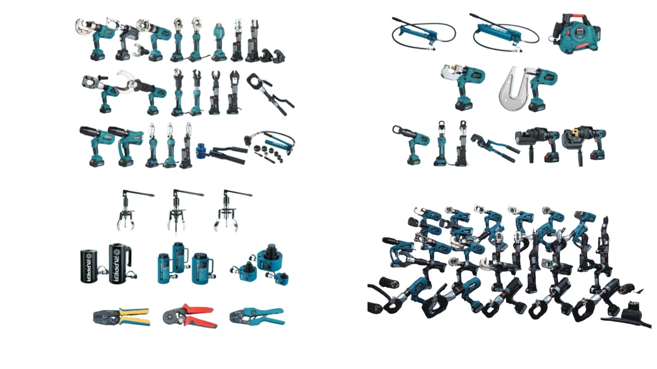 JT-300 Manual Crimping Tool - 40 KN Flexible Handle