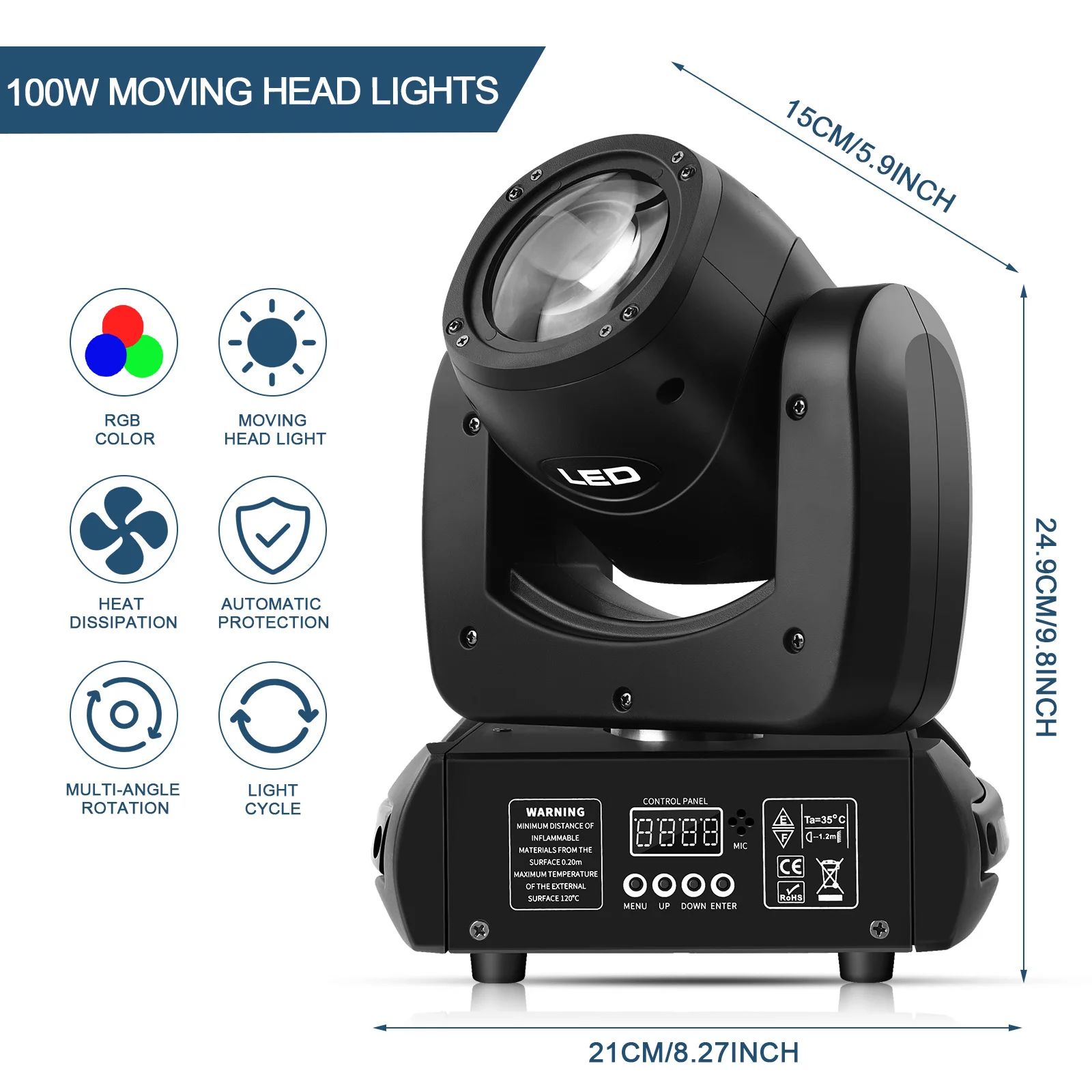 100w/120w Led Spotlight Stage Disco Dj Sharpy Beam Moving Head Led ...