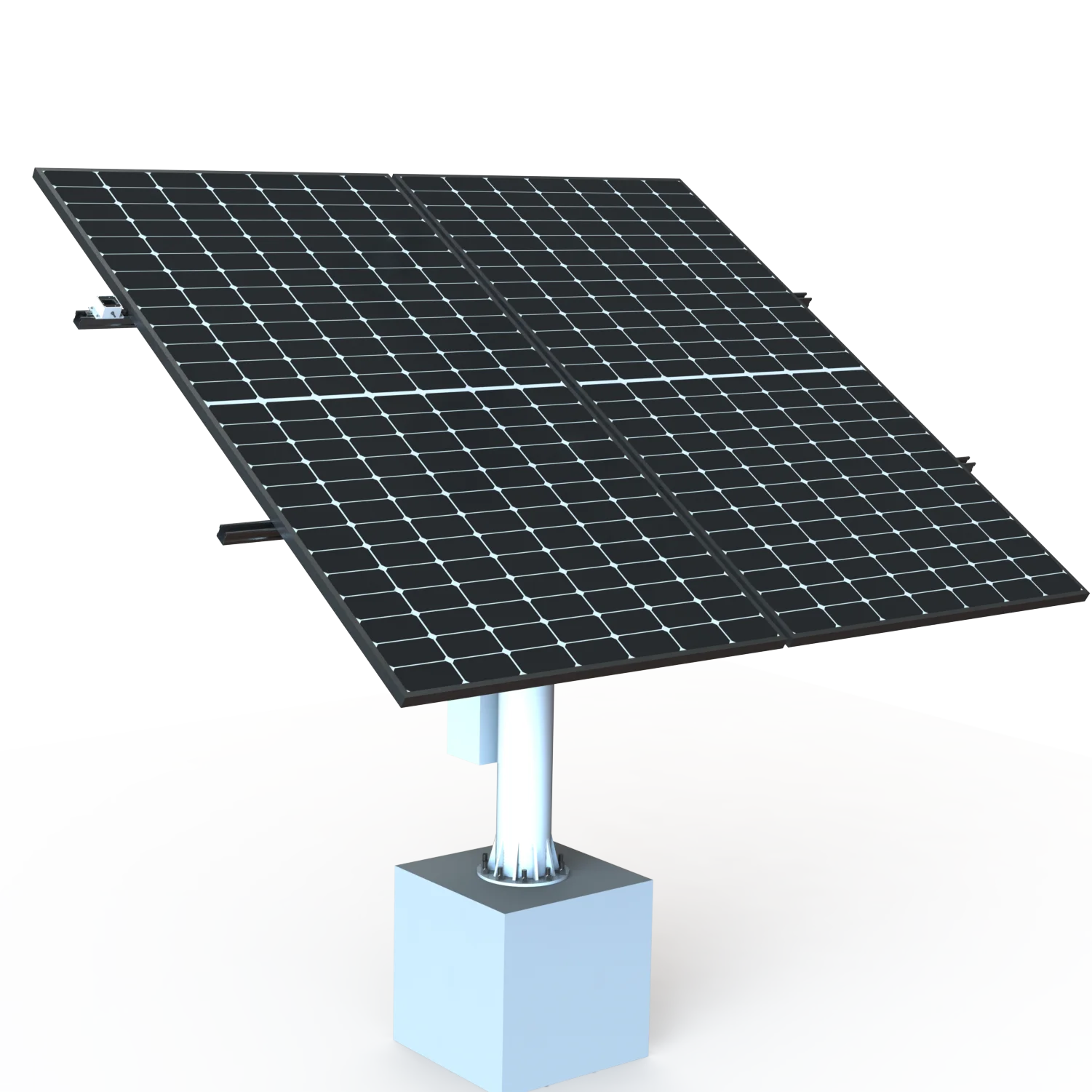 Dual Axis Solar Tracker with Light Sensor - Geared Motor & Linear ...