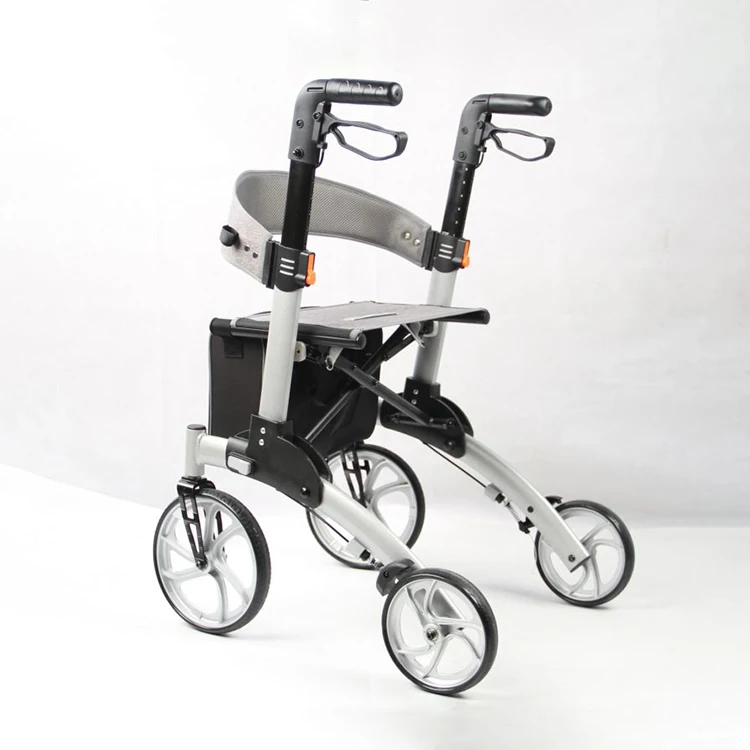 Heavy Duty Obese 202kg Walker Folding Adult Rollator Custom Logo Euro ...