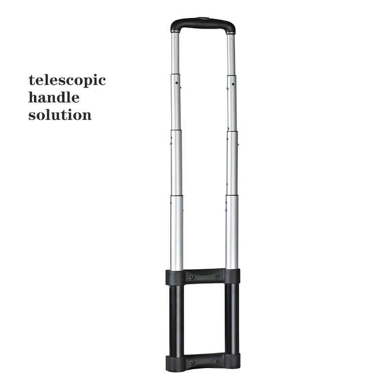 Aluminum Adjustable Luggage Pull Handle - 5 Section Mechanism