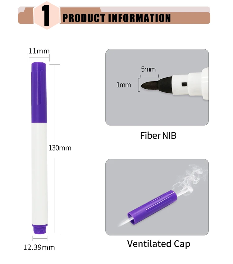 Sterile Surgical Marker Pen for Professional Tattoo Stencils