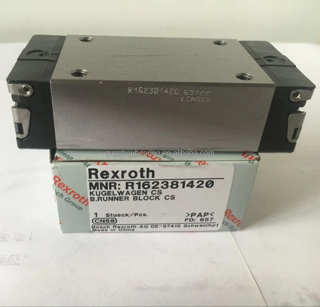 Rexroth Linear Guide Rail Block for CNC R162231322 R162231320 R ...