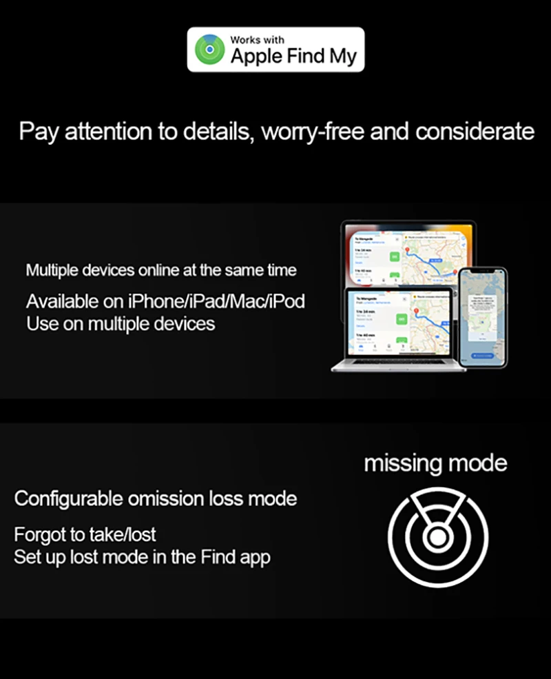 OEM Key Finder Find My Smart Locator Wallet Lugggae Pet Tracking Mini ...