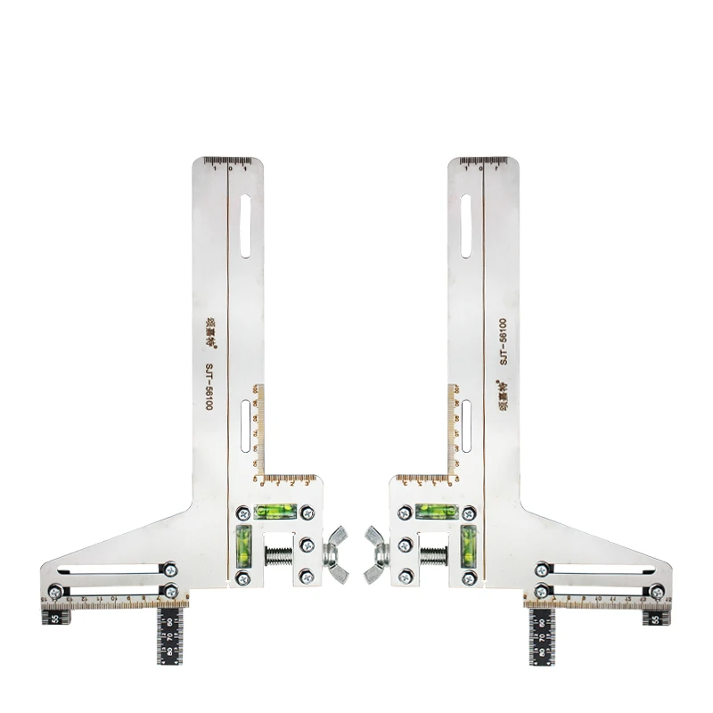 Elevator Guide Rail Alignment Gauge - Precision & Durability