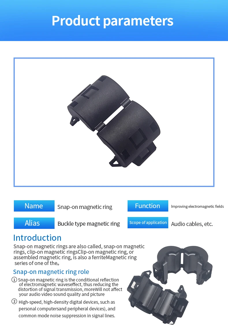 Ferrite Toroidal Soft Ferrite Core Rings Manufactured And Sold By ...