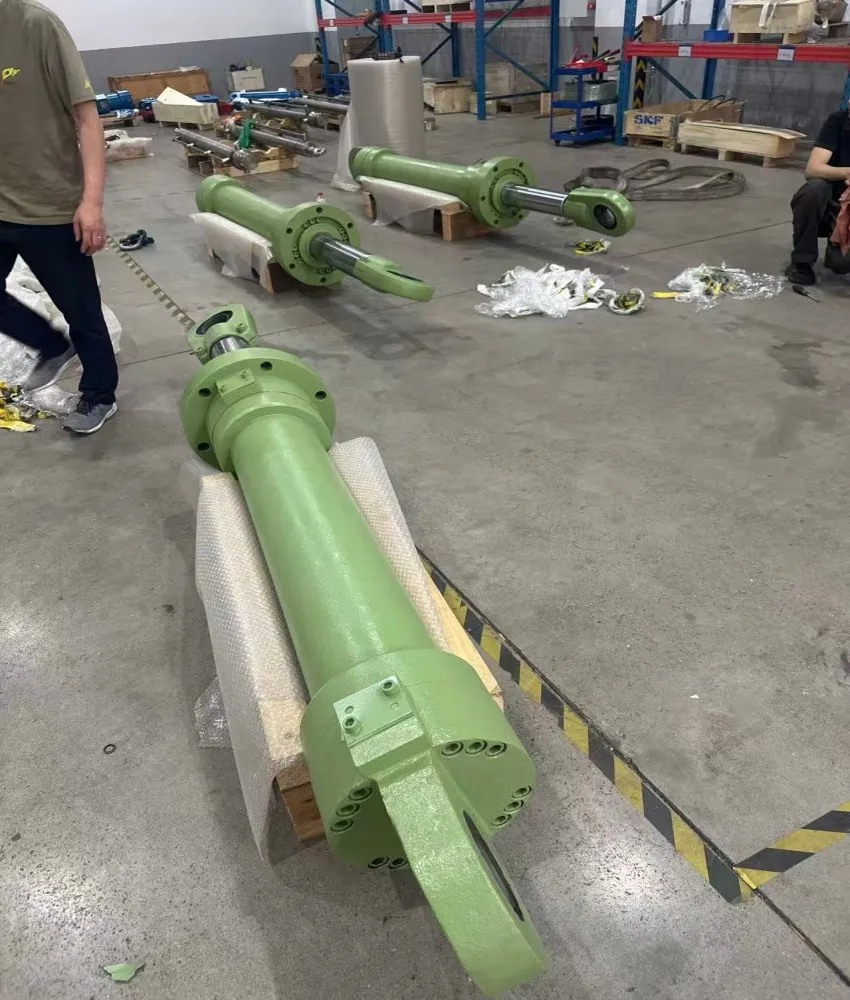 ZX Electric Hydraulic Cylinders 4 Post Lift Cylinder Lifting Double ...