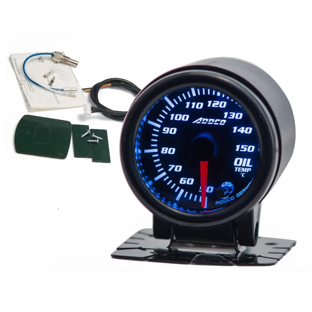 52mm Auto Oil Temperature Gauge With Led Display & Sensor | Wholesale