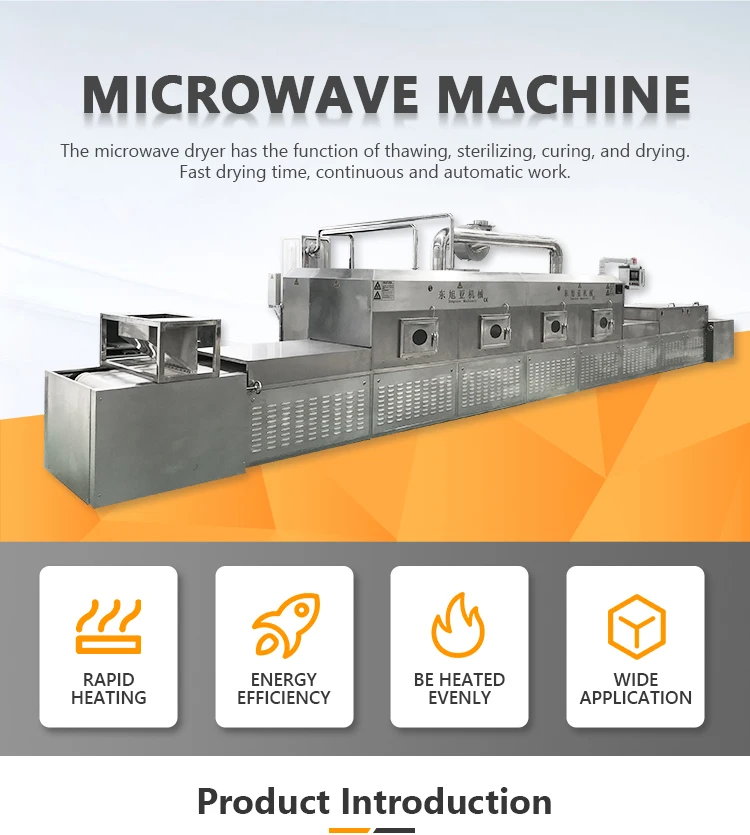 Black Soldier Fly Larvae Microwave Dryer Machine Stainless Steel Dryer ...