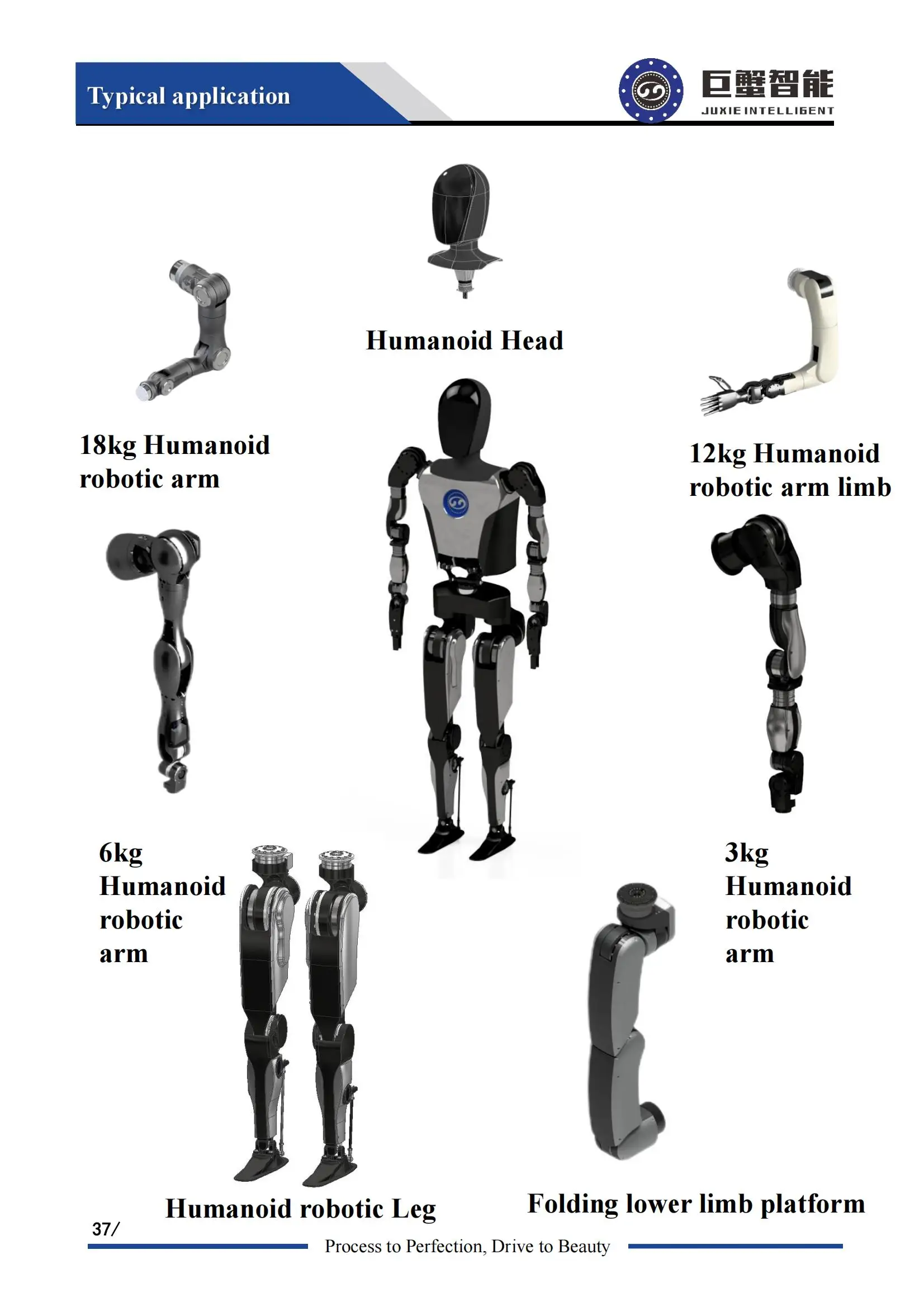 Multifunctional 3kg Payload Collaborative Humanoid Joint 6-Axis Multi ...