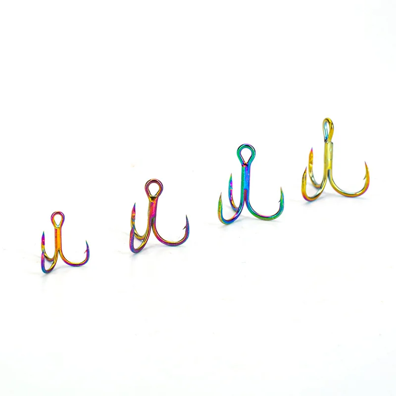 Jetshark Hot Sale Strong Oem Fishing Lures Multi Color Treble Hook 4x ...