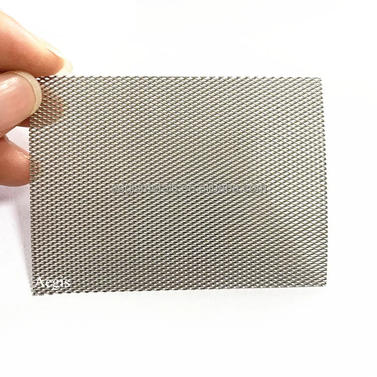 Aegis Flatted Titanium Expanded Mesh Titanium Electrode Mesh For ...