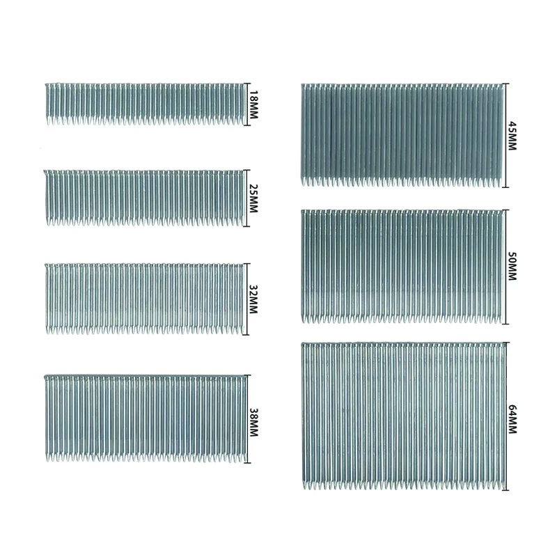 Carbon Steel Galvanized Smooth Shank Steel Row Nails ST18-ST50 for ...