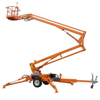 Top Quality Removable 60ft 80ft Trailer Mounted Telescopic Man Lifts ...