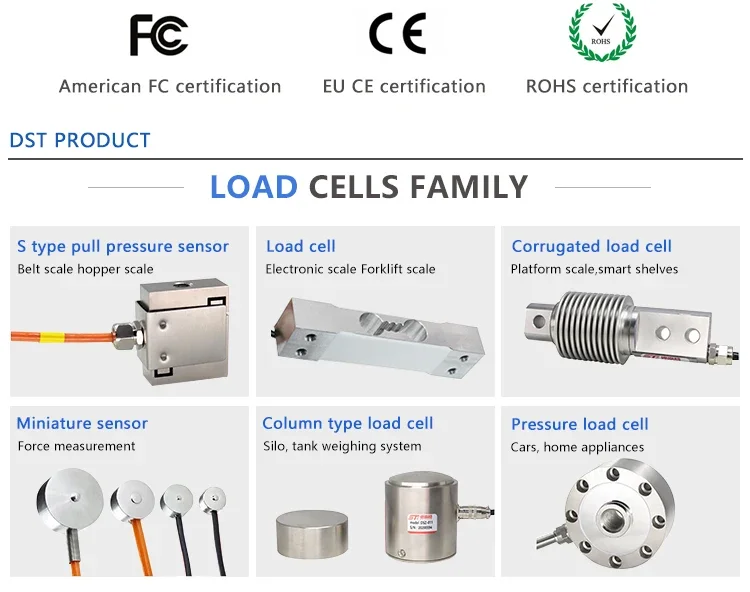 S Beam Type Load Cell Compression Force Sensor Flat Single Point Weight ...