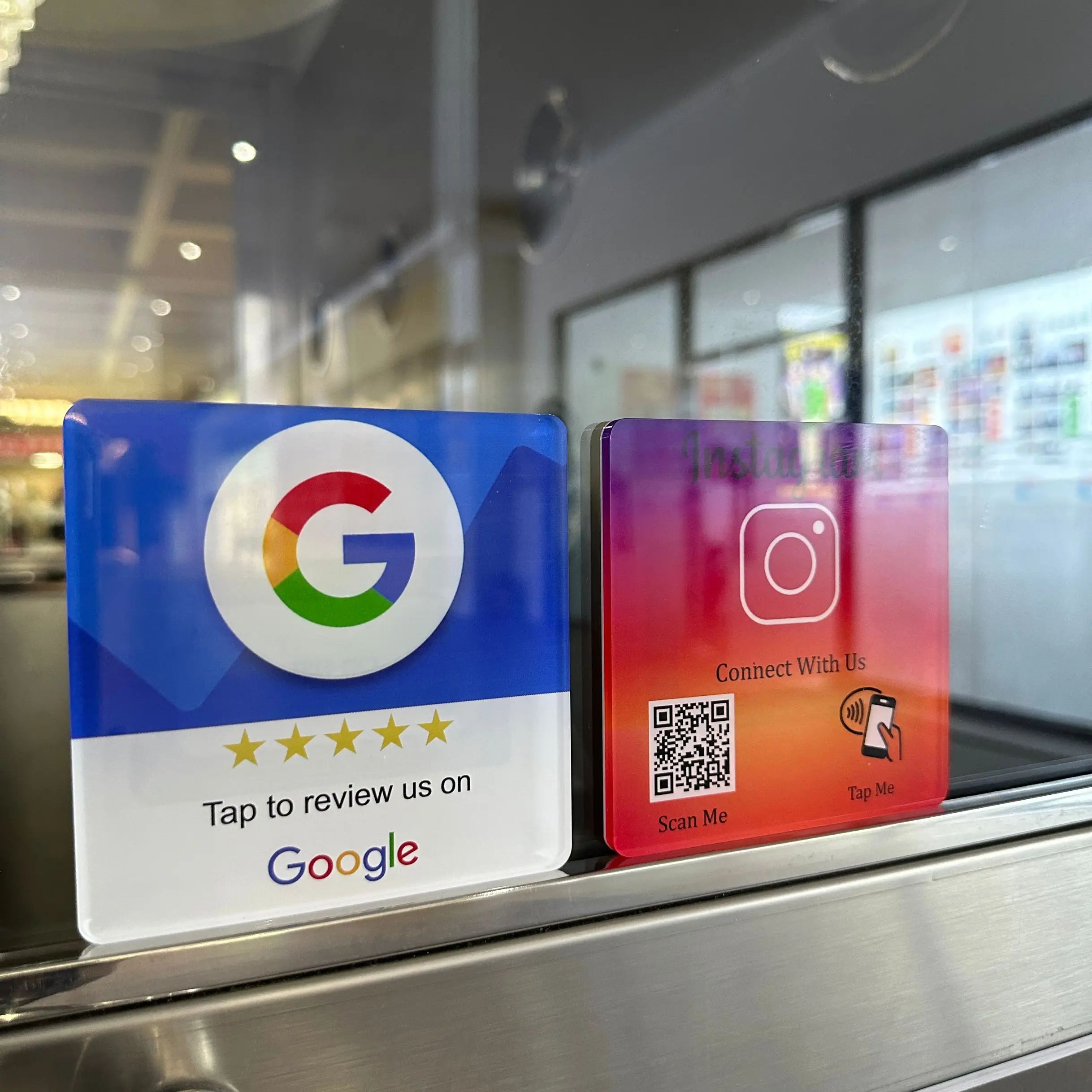 Review Pages Nfc Business Card Ntag215 Acrylic Google Reviews Card Nfc ...