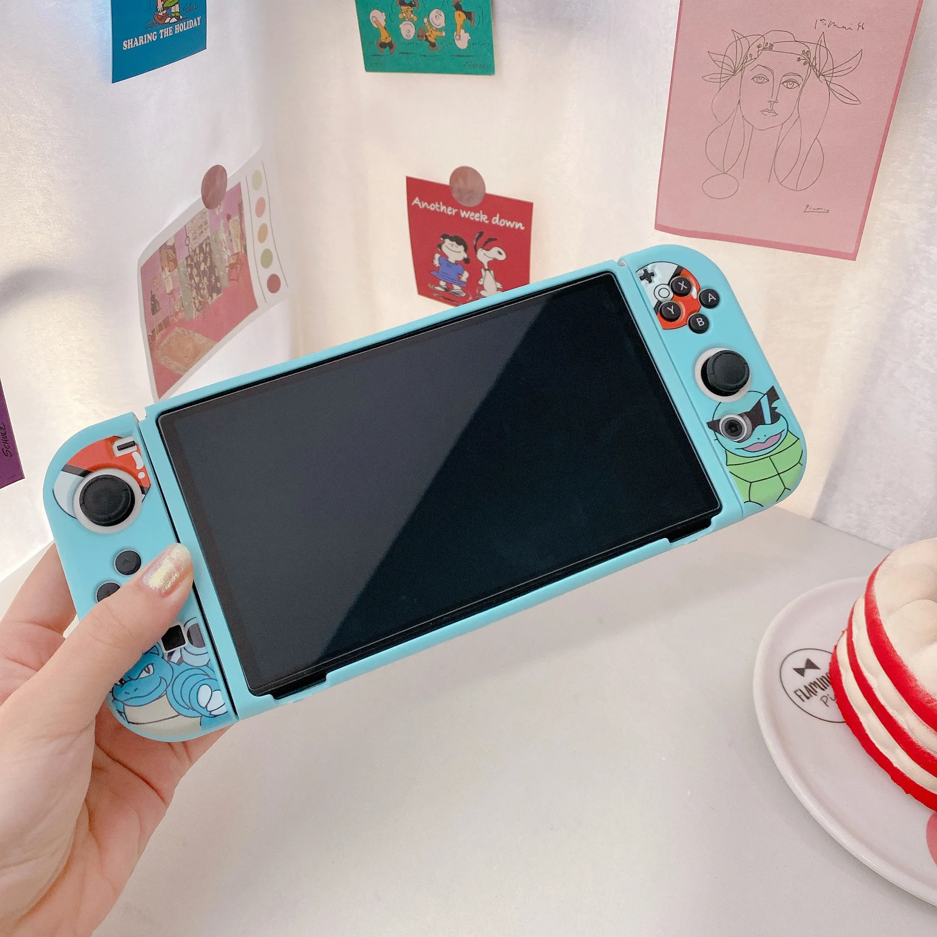 2024 nin-tendo Switch oled console case nin-tendo ns shell colorful ...