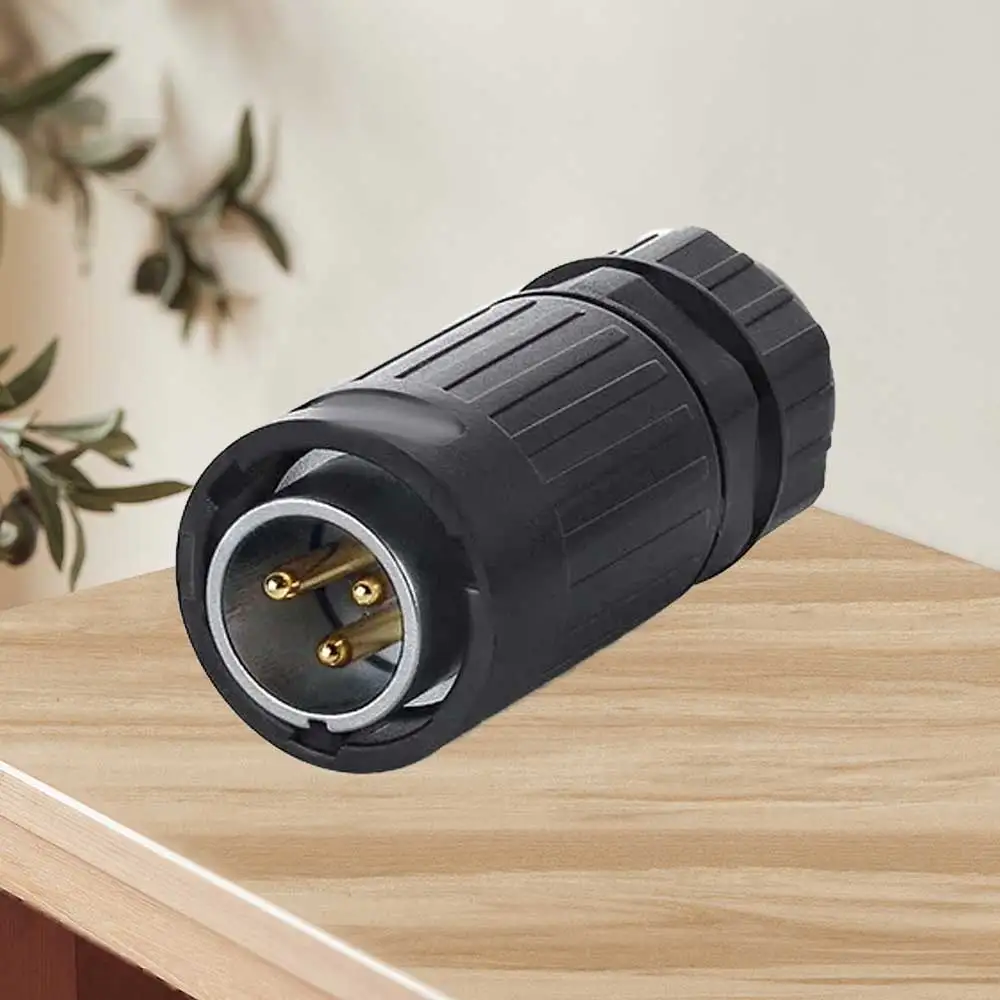 Oswell Circular Power 3 Pin Electrical Waterproof Automotive Plug ...