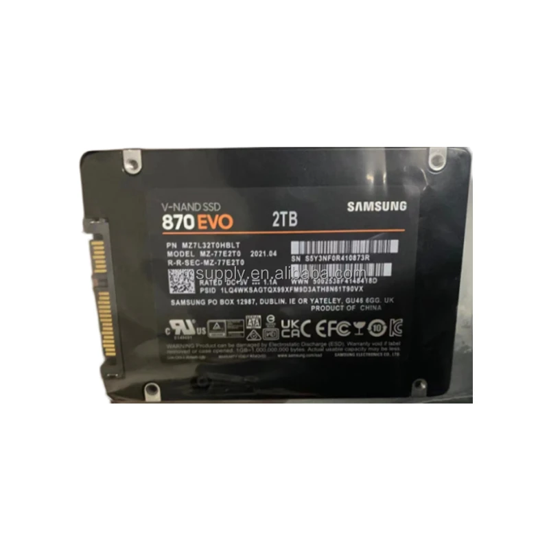 MZ-77E2T0 MZ7L32T0HBLT 2TB内部870 EVO 2.5 "SATA 6 Gb/s固态硬盘| Alibaba.com