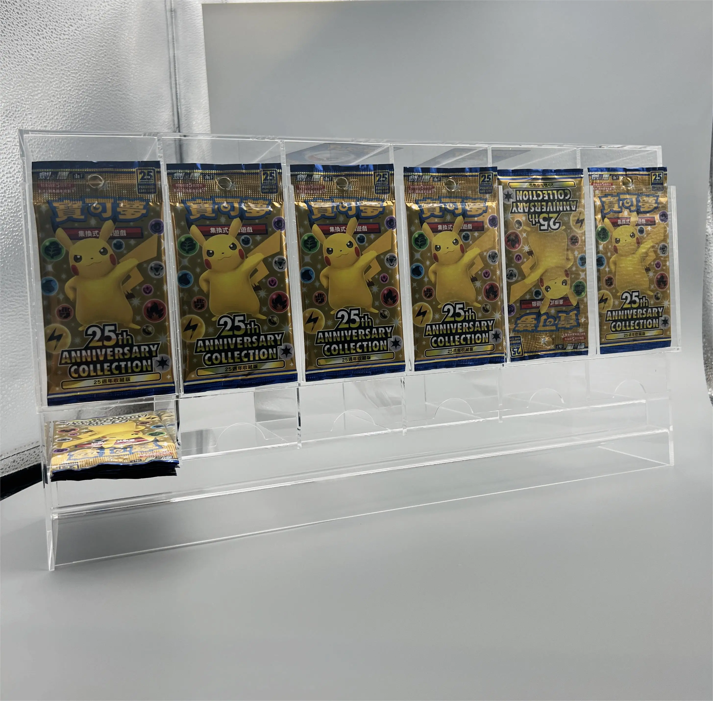 Wholesale Pokemonyugioh Etb Pack Display Holder Custom 6 Slot Acrylic ...