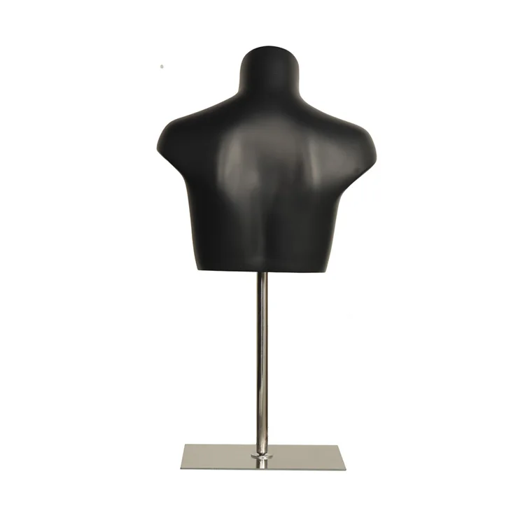 Big Breast Female Torso Matte Black Bra Display Mannequin - Buy Bra ...